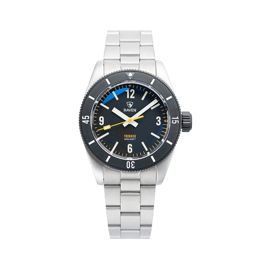 Raven Trekker - Matte Black - Sand Blasted – Raven Watches LLC